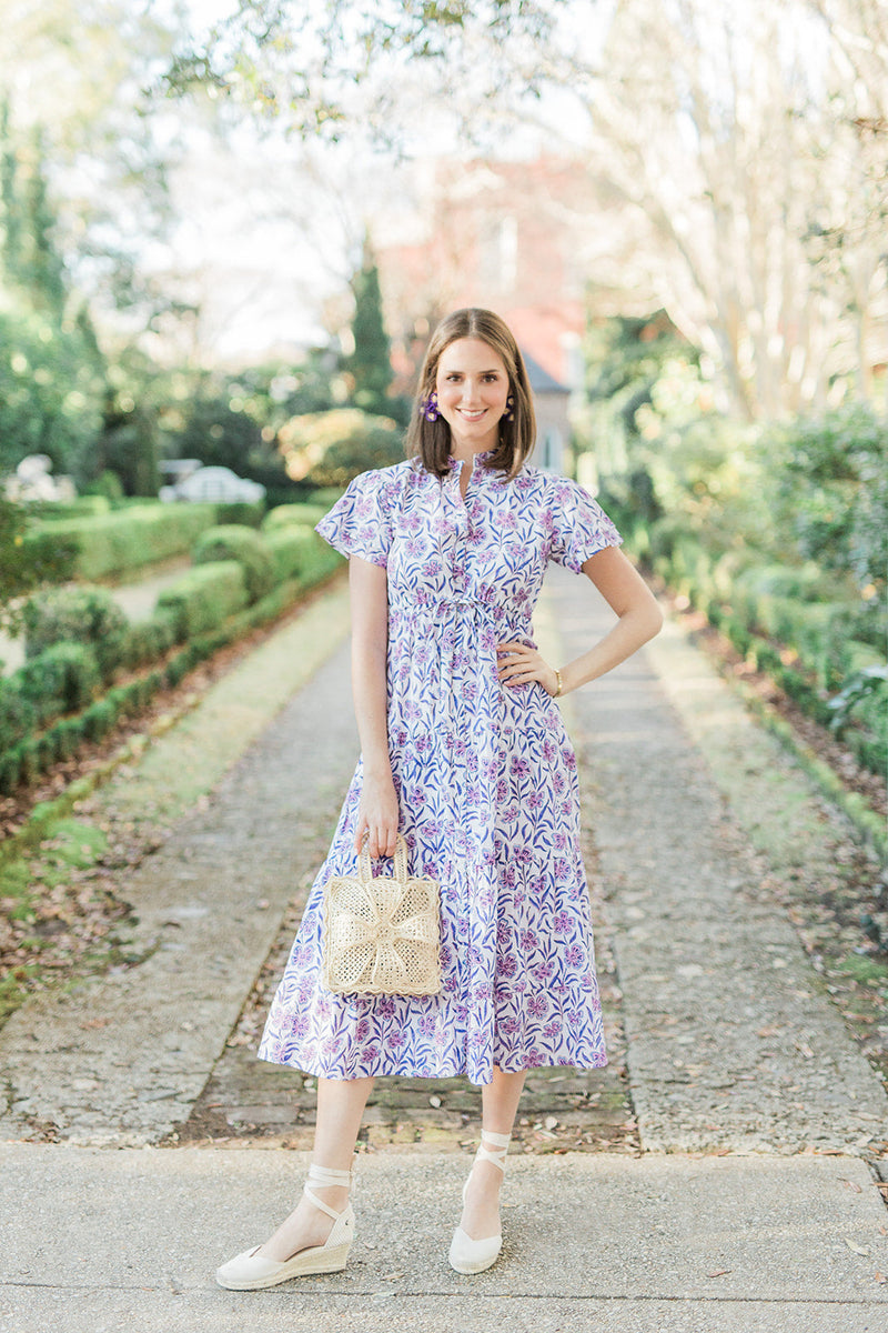 The Magnolia Flutter Dress by Victoria Dunn - Iris – Siegel Clothing