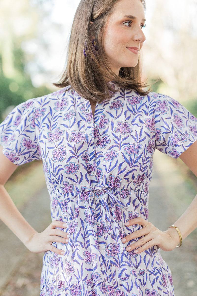 The Magnolia Flutter Dress by Victoria Dunn - Iris – Siegel Clothing